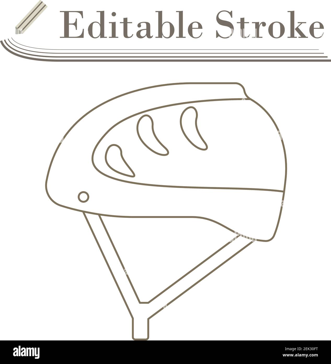 Rock climbing mountain helmet Stock Vector Images - Alamy