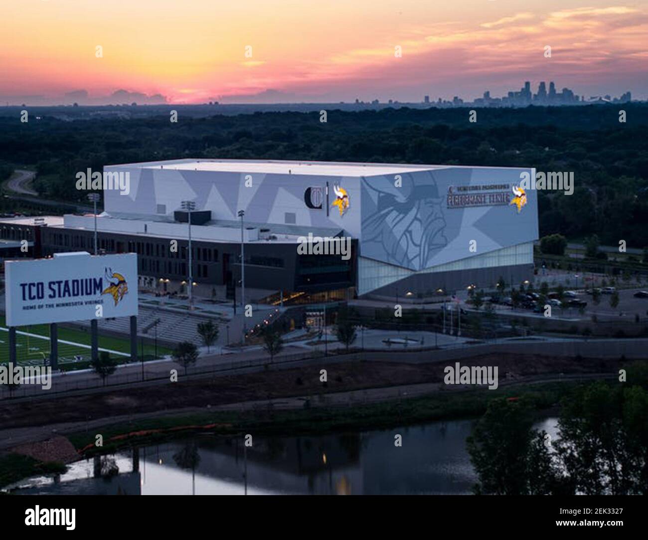 The Vikings practice facility, TCO Performance Center, has been shut ...