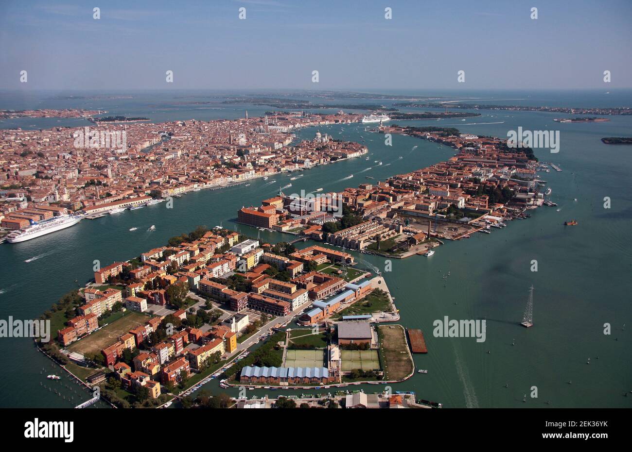 Aerial views of Venice Stock Photo - Alamy