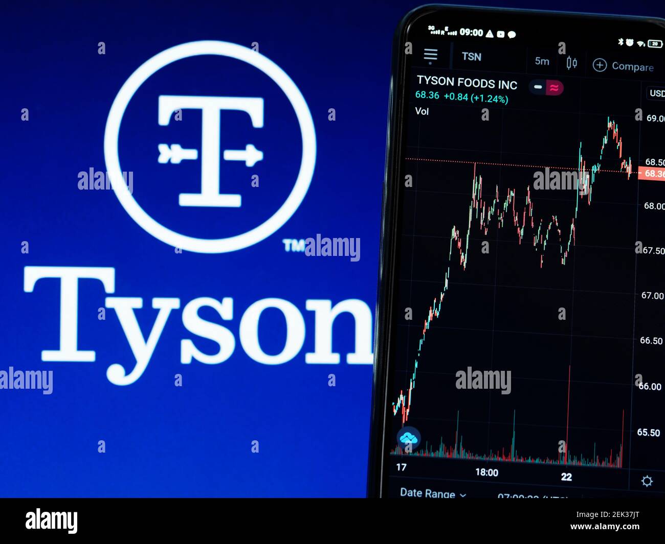 Tyson foods logo hi-res stock photography and images - Alamy