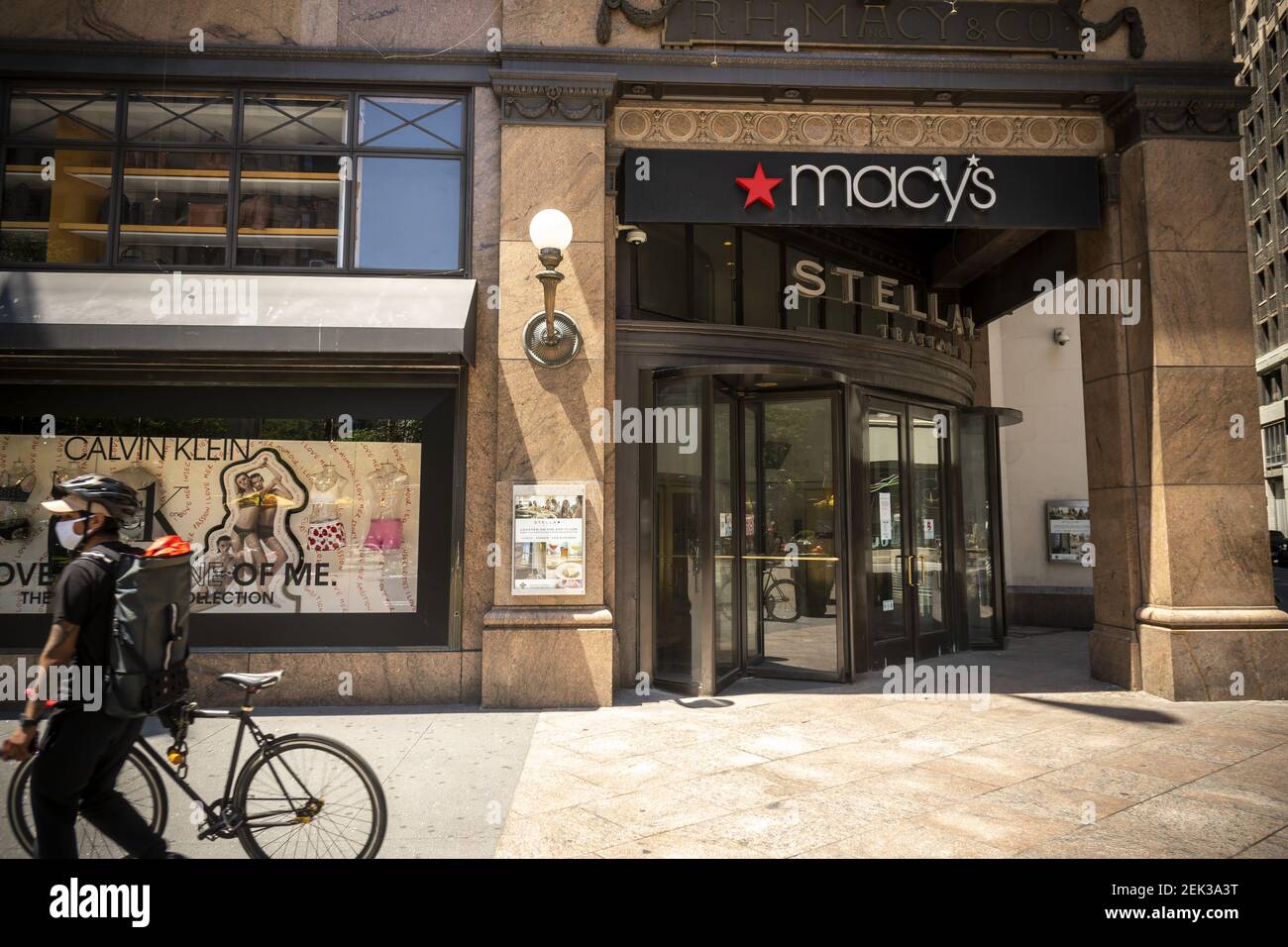 The closed Macyâ€™s in Herald Square in New York on Thursday, May 21 ...