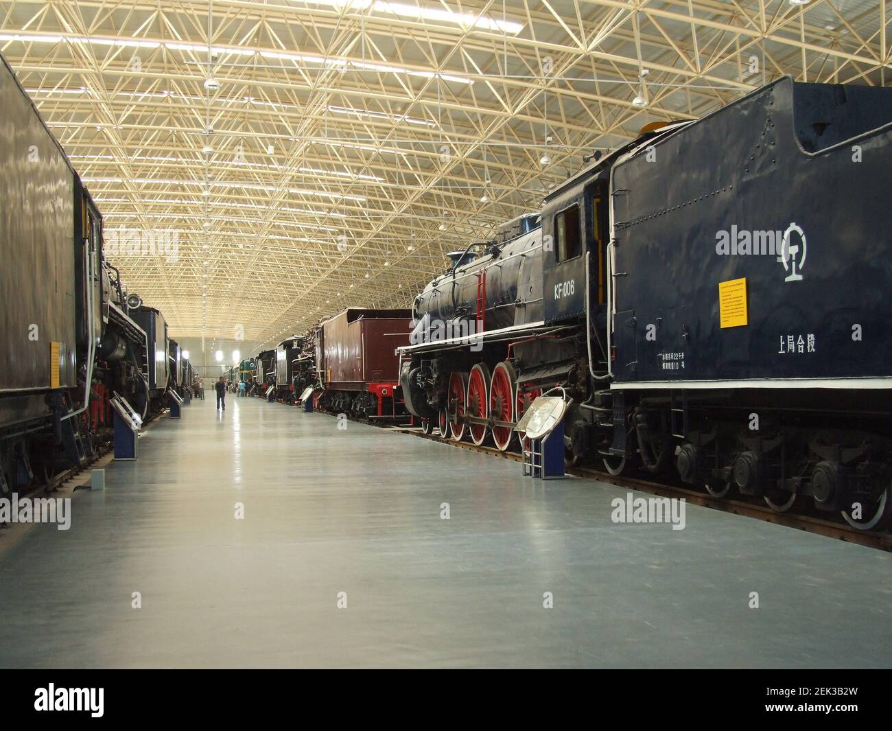 Beijingï¼ŒCHINA-May 18, international museum day, at the China railway ...