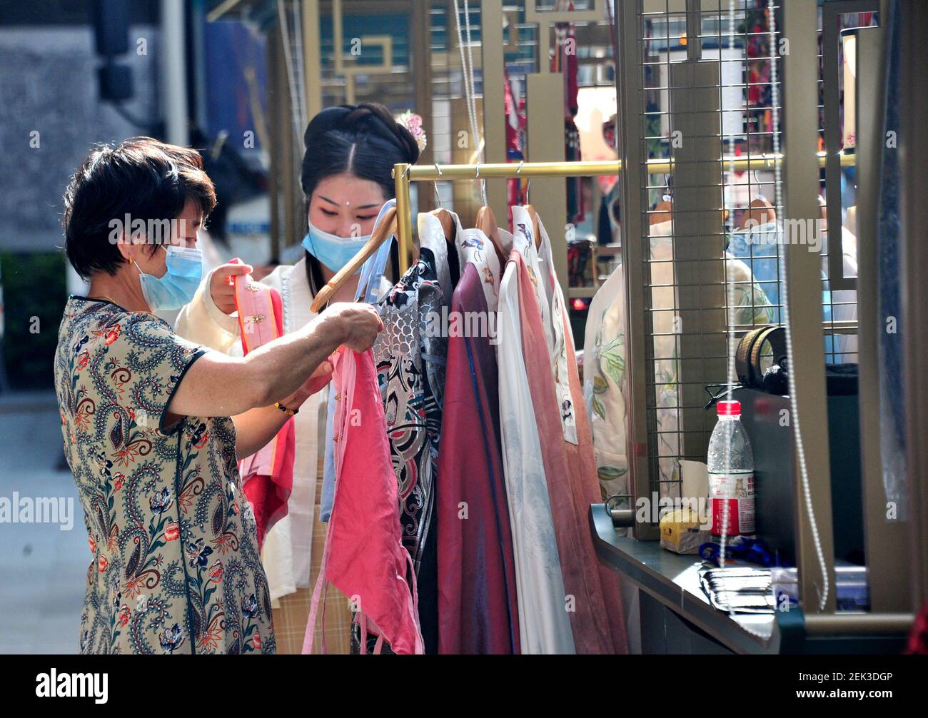 People shop around at the vendors' at the Chinese Brands 5.5 Shopping ...