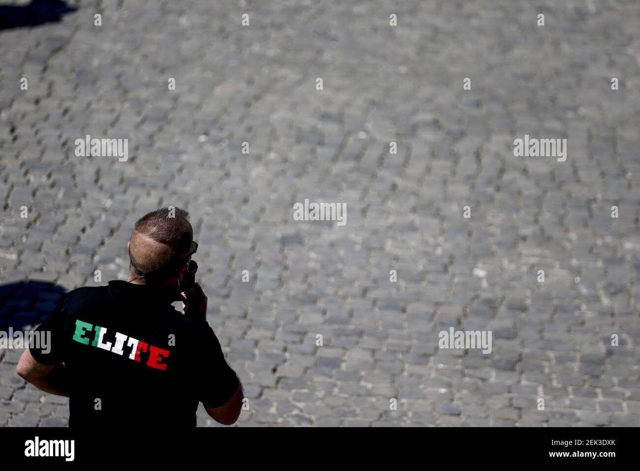 May 22, 2020 Rome (Italy) Phase 2: demonstration of Italian flag safety ...