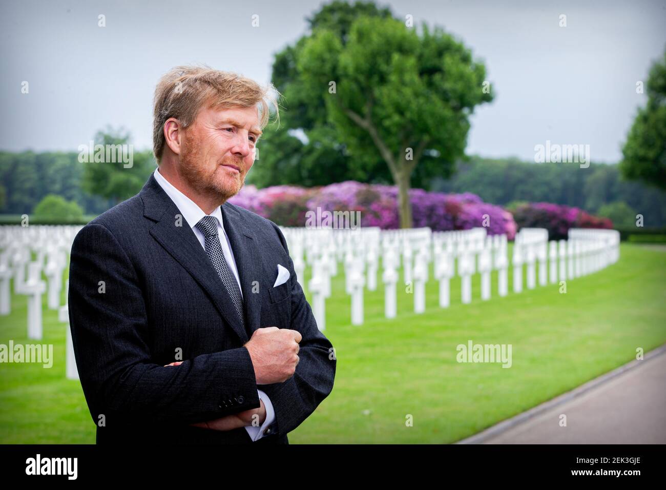 King Willem-Alexander attends Memorial Day at the American Cemetery ...