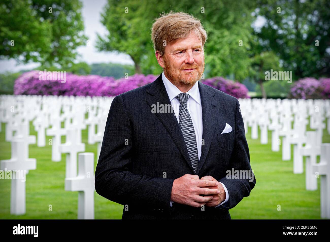 King Willem-Alexander attends Memorial Day at the American Cemetery ...
