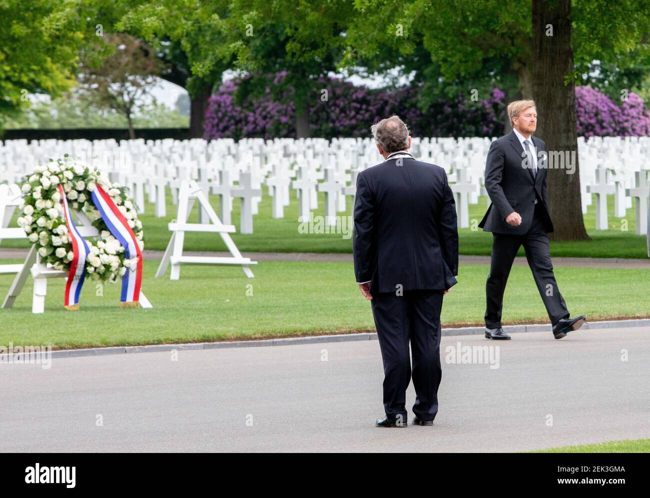 King Willem-Alexander attends Memorial Day at the American Cemetery ...