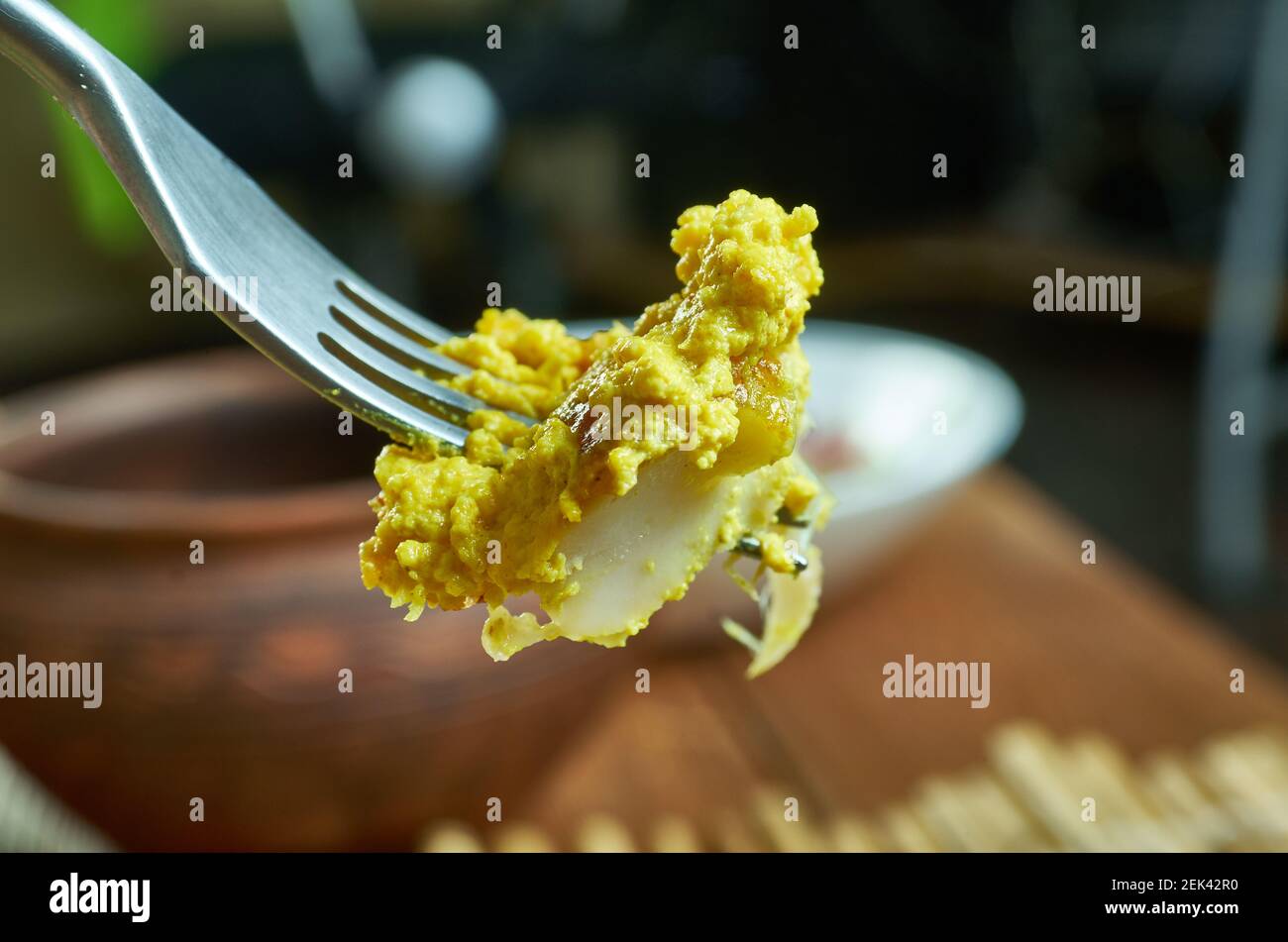 Samaki wa kupaka - Grilled Fish in Coconut Sauce, Tanzanian dish Stock ...