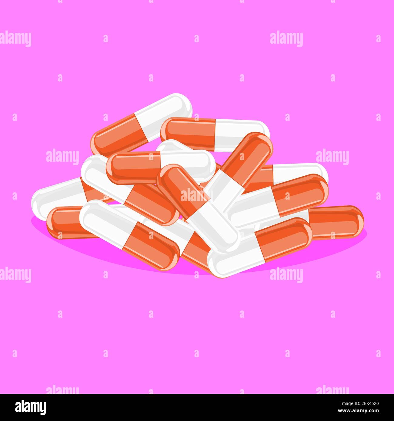Capsules stack Stock Vector Images - Alamy