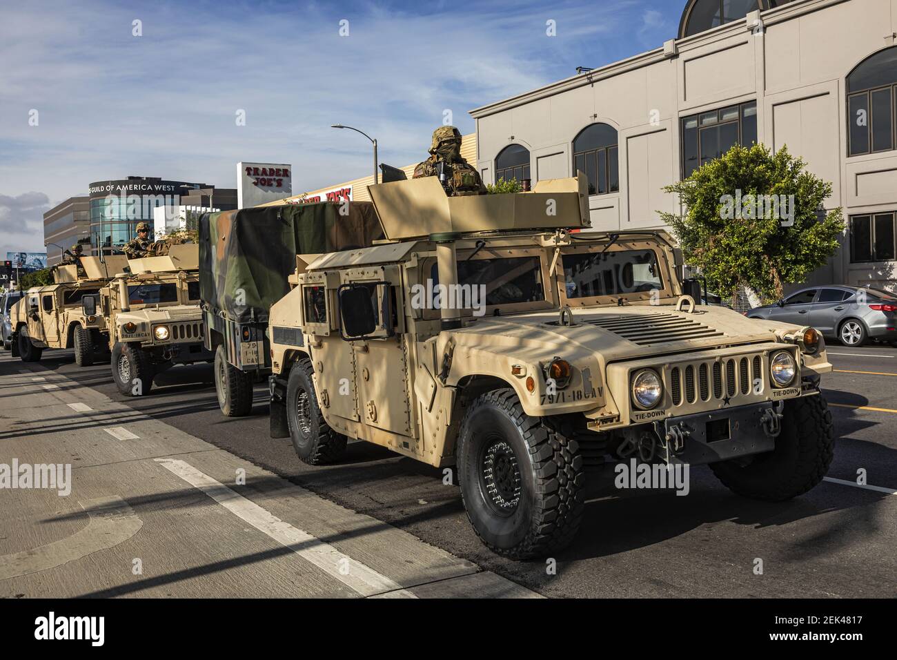 The California National Guard is deployed in Los Angeles. Rioting and ...