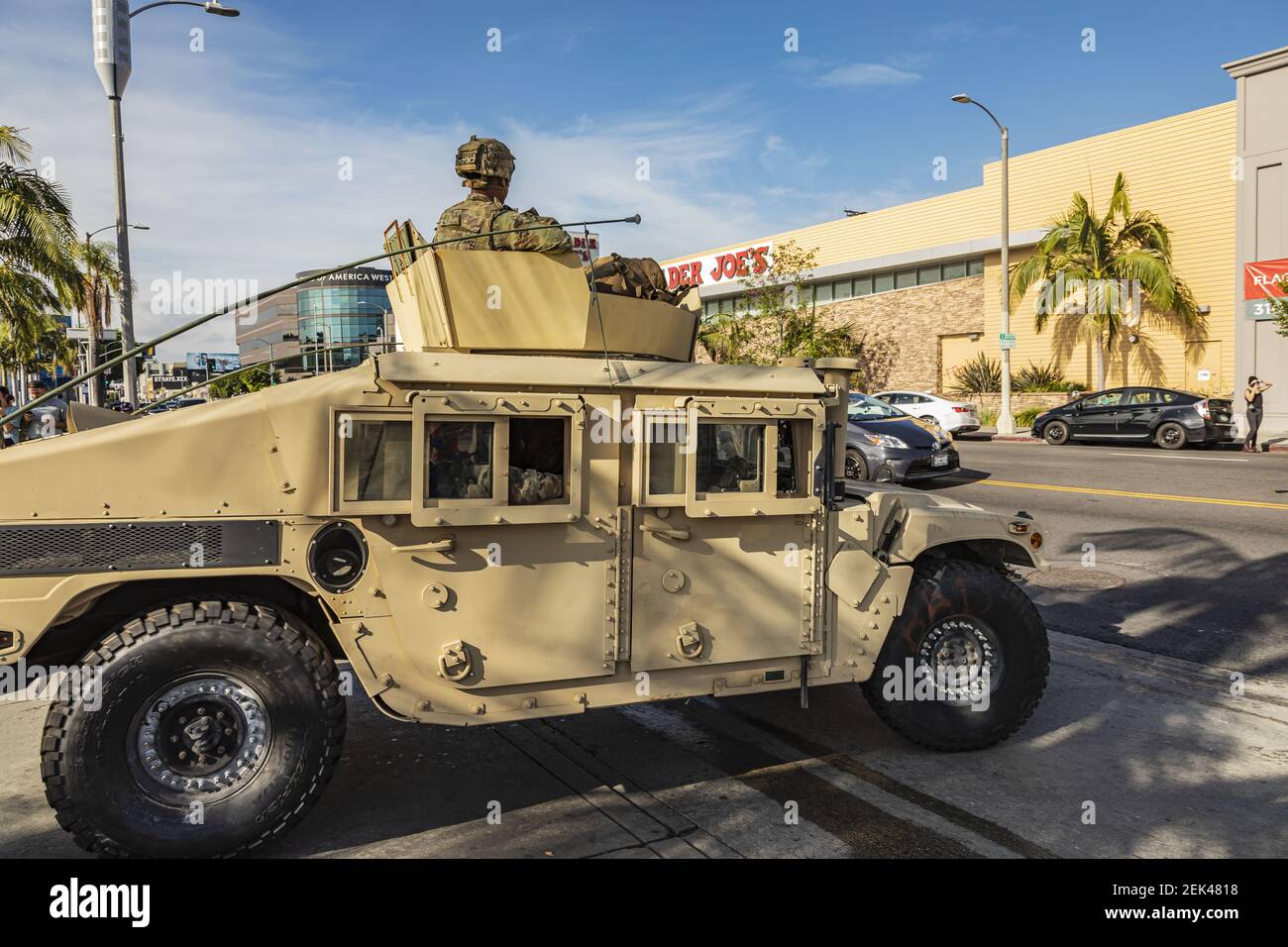 The California National Guard is deployed in Los Angeles. Rioting and ...