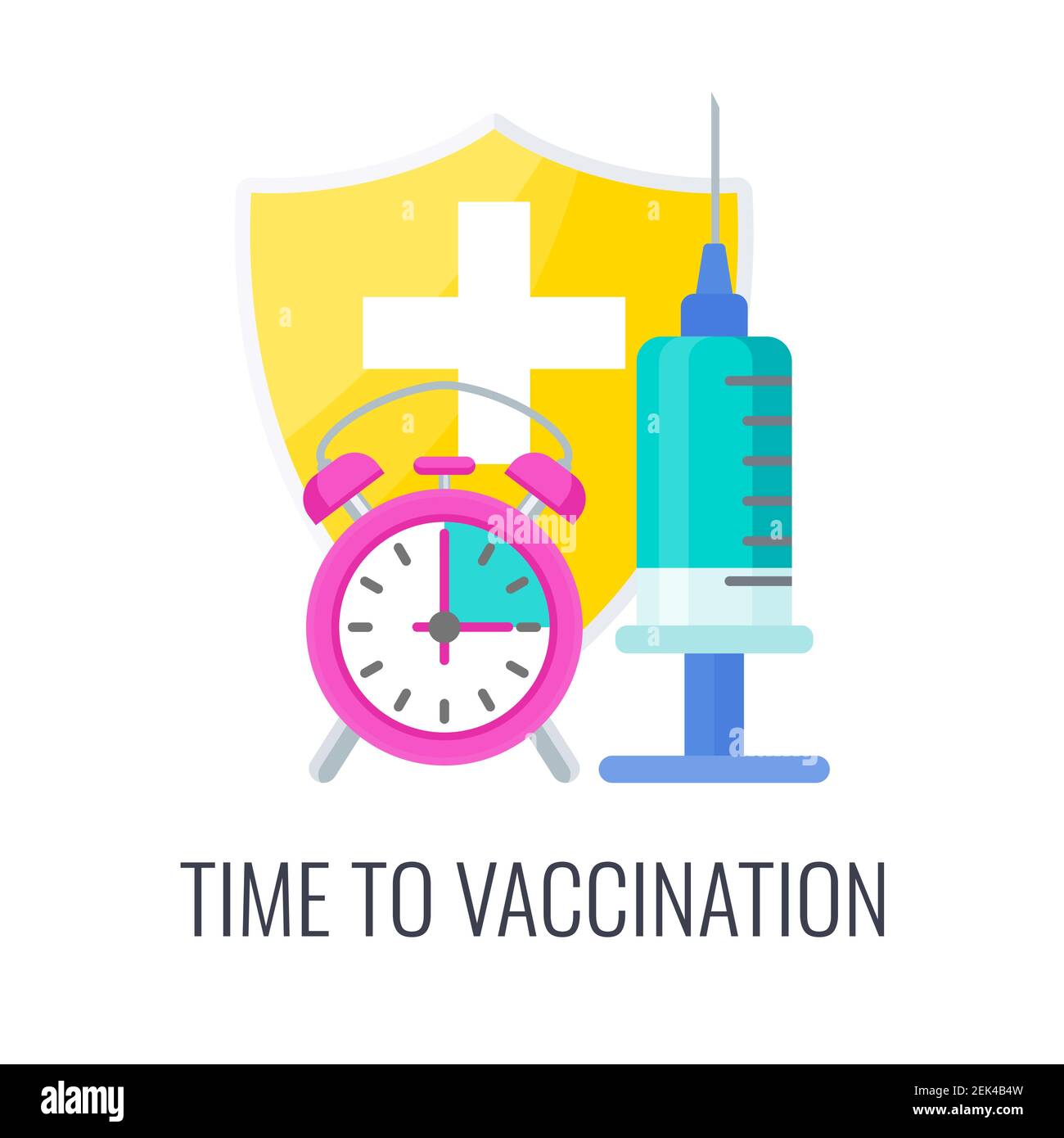 Vaccine distribution concept icon Stock Vector Images - Alamy