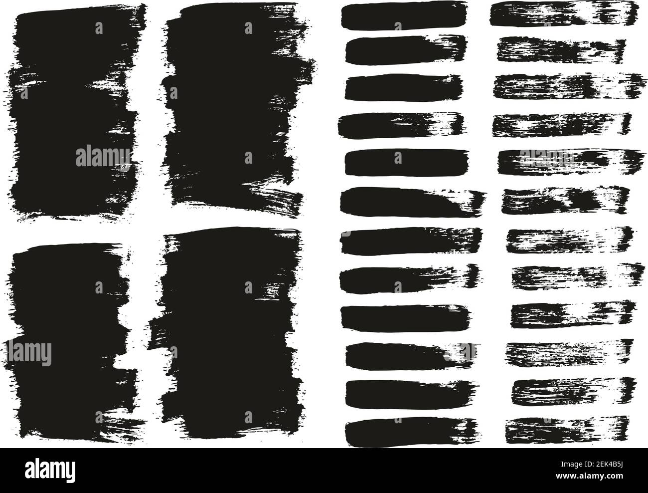 Flat Paint Brush Thin Short Background & Straight Lines Mix High Detail ...