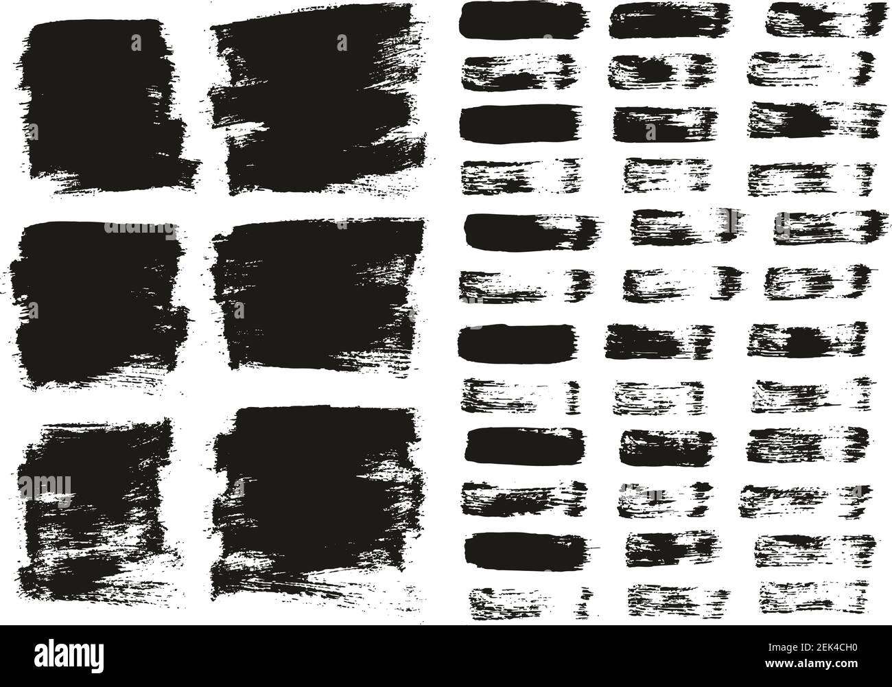 Flat Paint Brush Thin Short Background & Straight Lines Mix High Detail ...