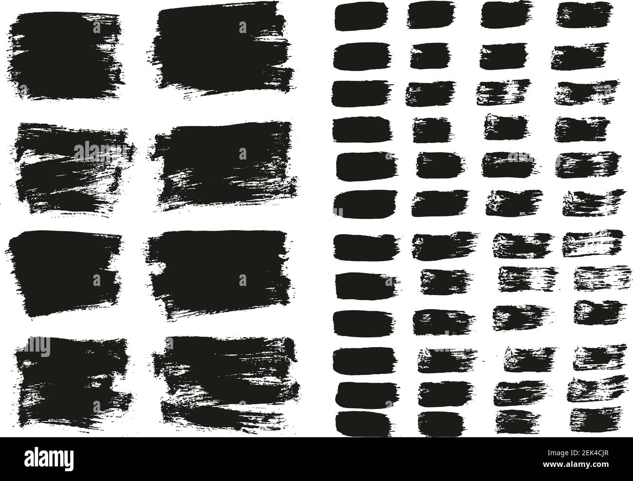 Flat Paint Brush Thin Short Background & Straight Lines Mix High Detail ...