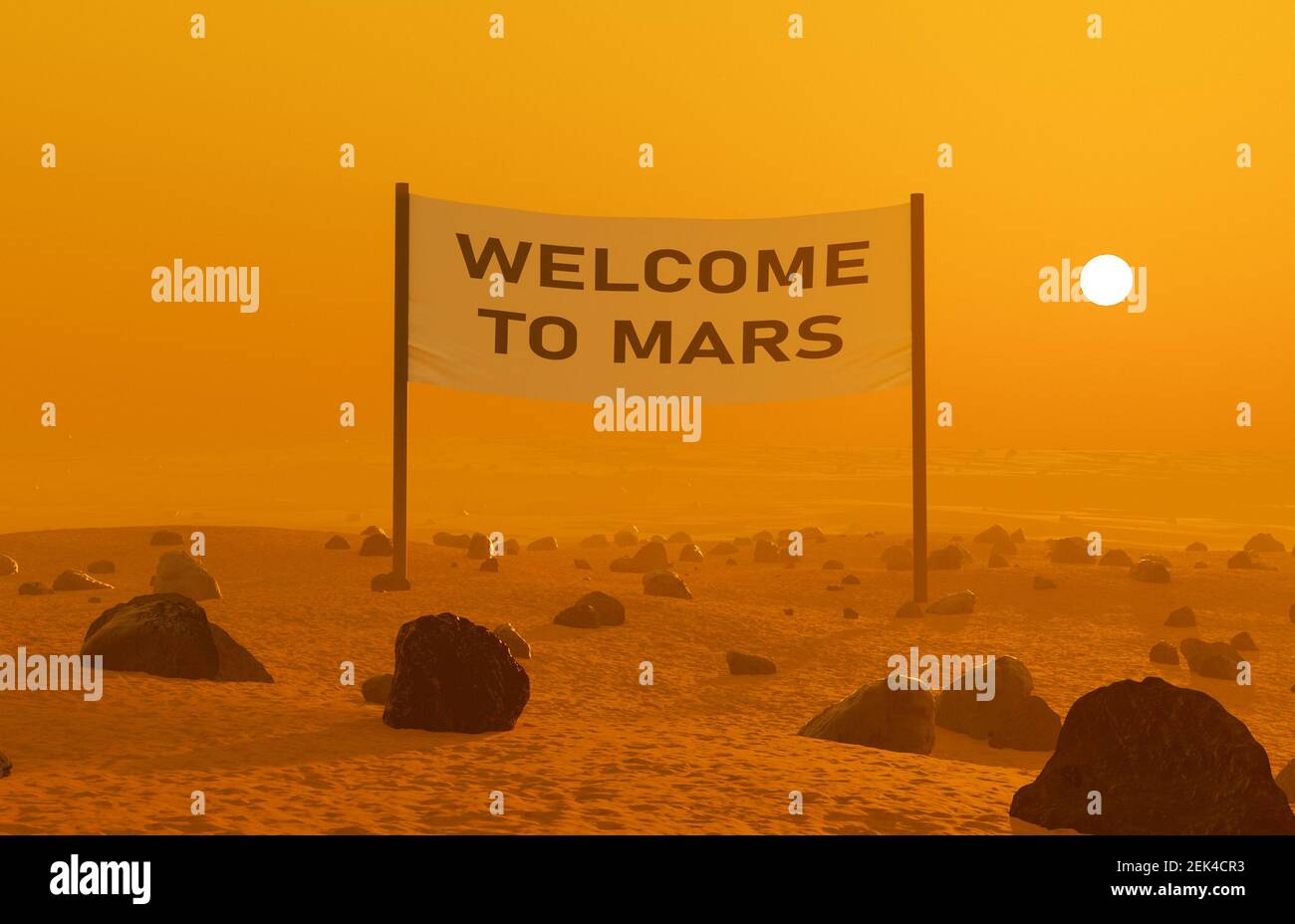 Billboard Welcome To Mars
