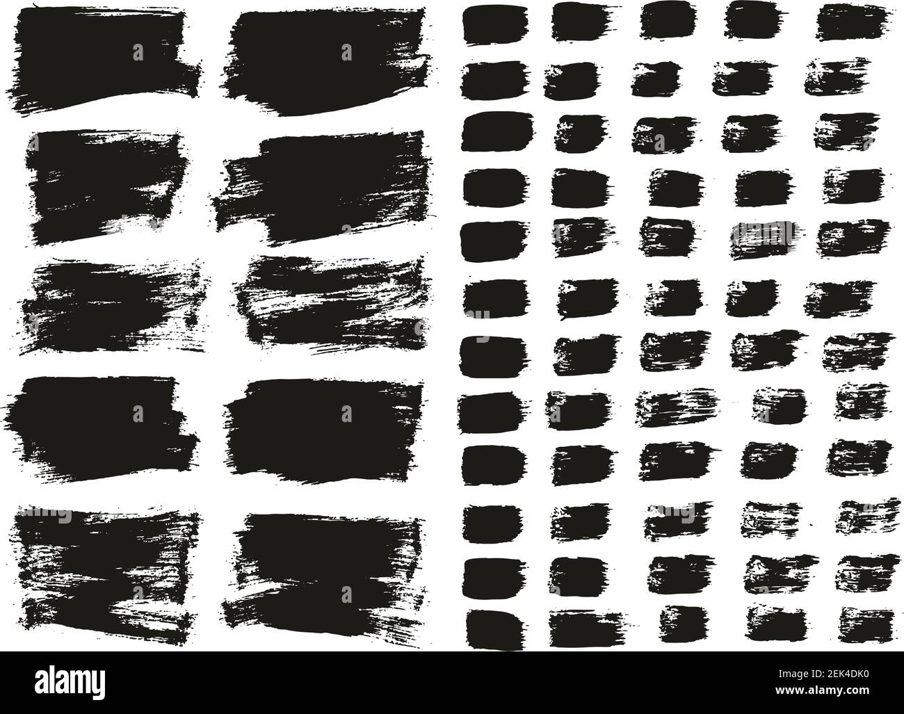 Flat Paint Brush Thin Short Background & Straight Lines Mix High Detail ...