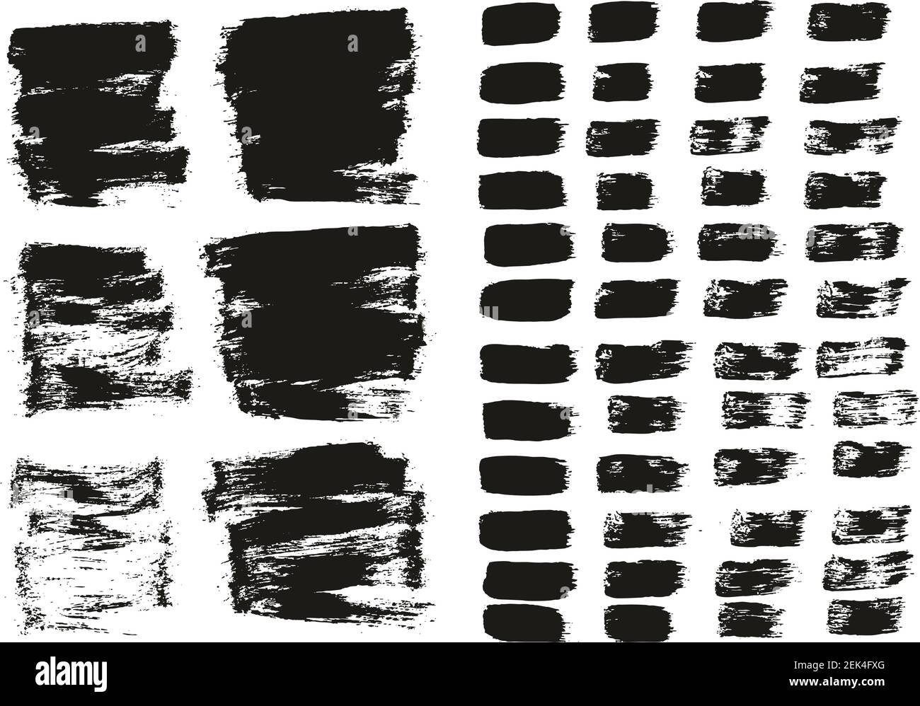 Flat Paint Brush Thin Short Background & Straight Lines Mix High Detail ...