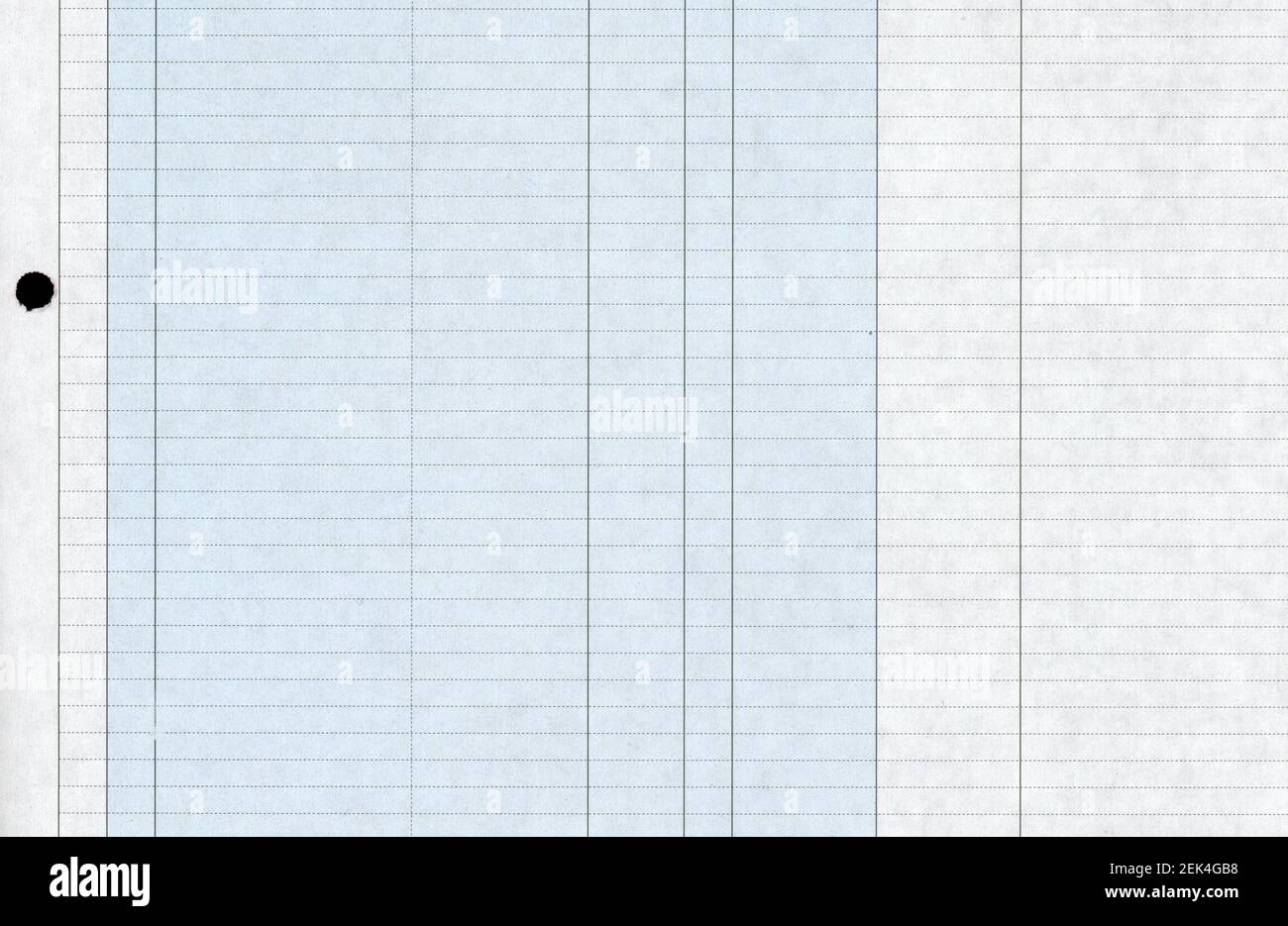 Blank paper form with blue and white cells Stock Photo - Alamy