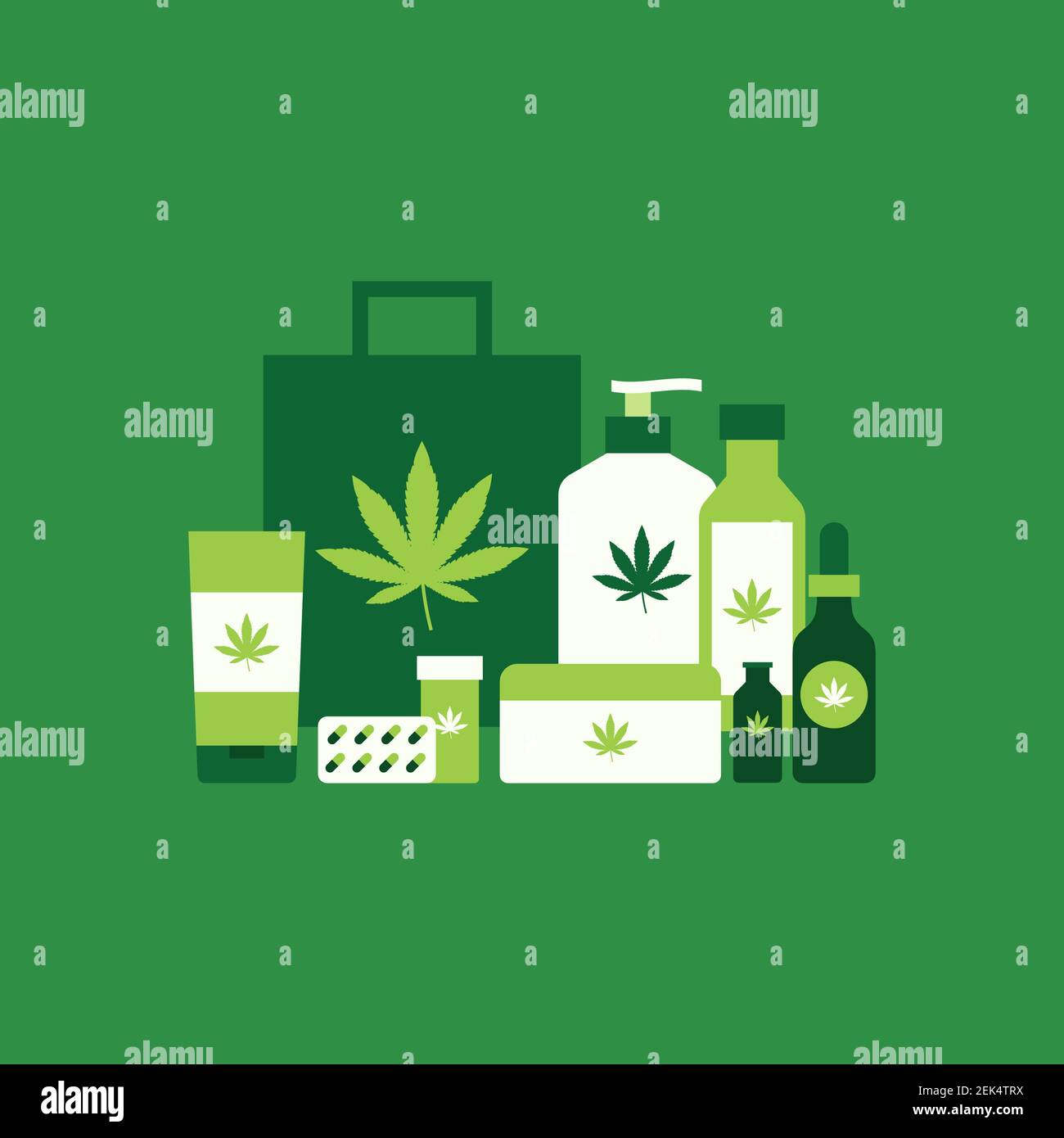 Marijuana food Stock Vector Images - Alamy