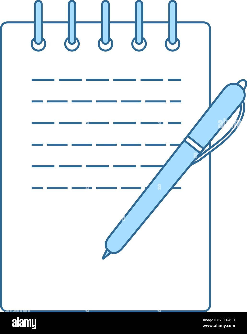 Notebook And Pen Clipart