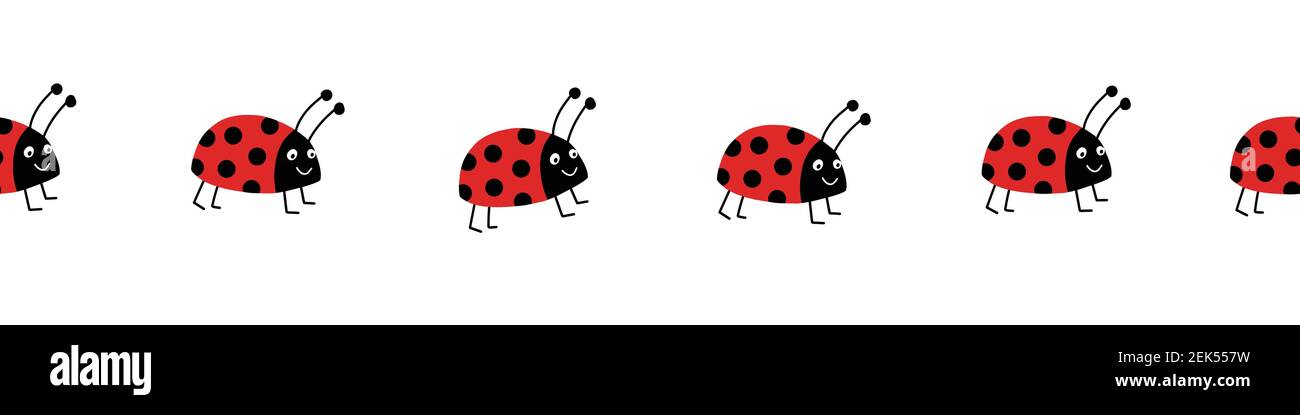 Ladybug Border Clip Art