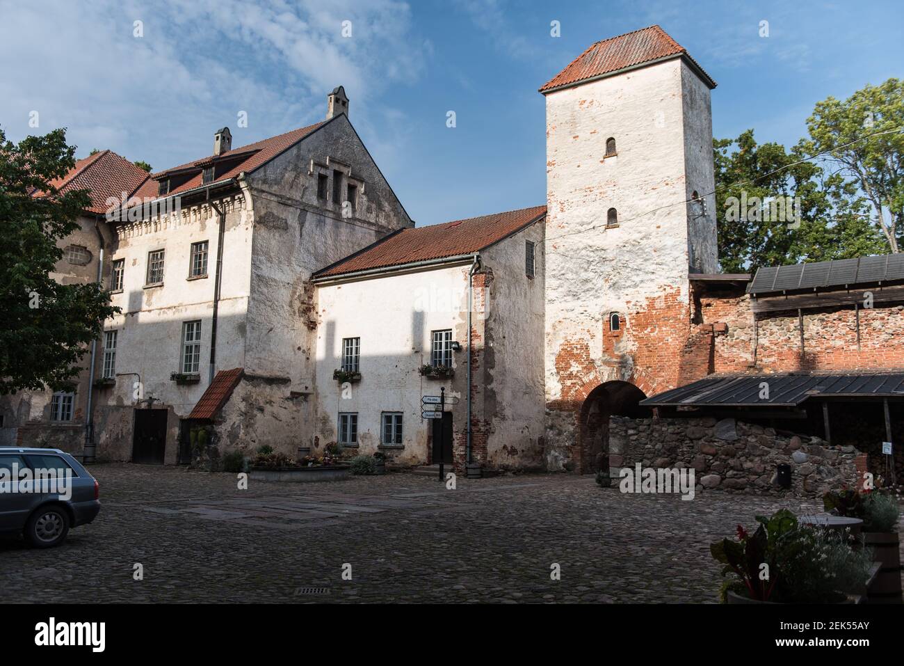 Medieval Dundaga castle in Latvia Stock Photo - Alamy