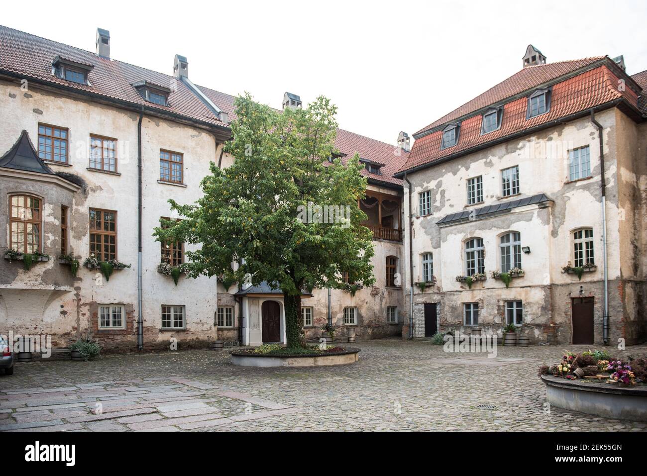 Medieval Dundaga castle in Latvia Stock Photo - Alamy