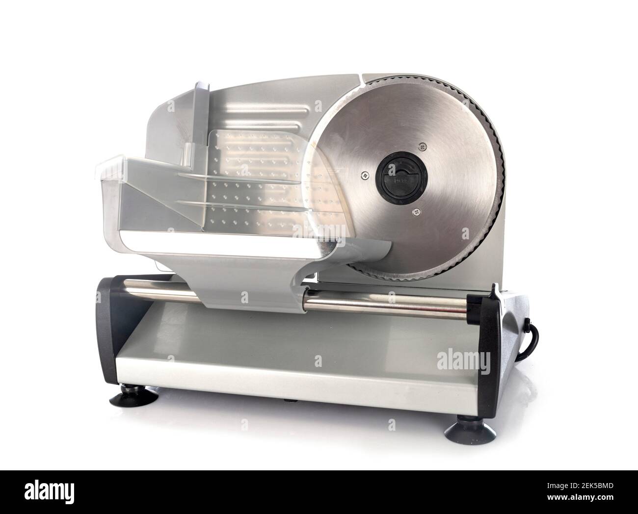 deli slicer in front of white background Stock Photo - Alamy