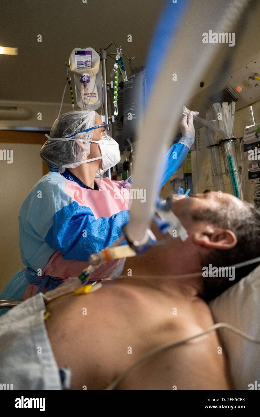 Report at the intensive care unit of the Liege hospital with patients ...