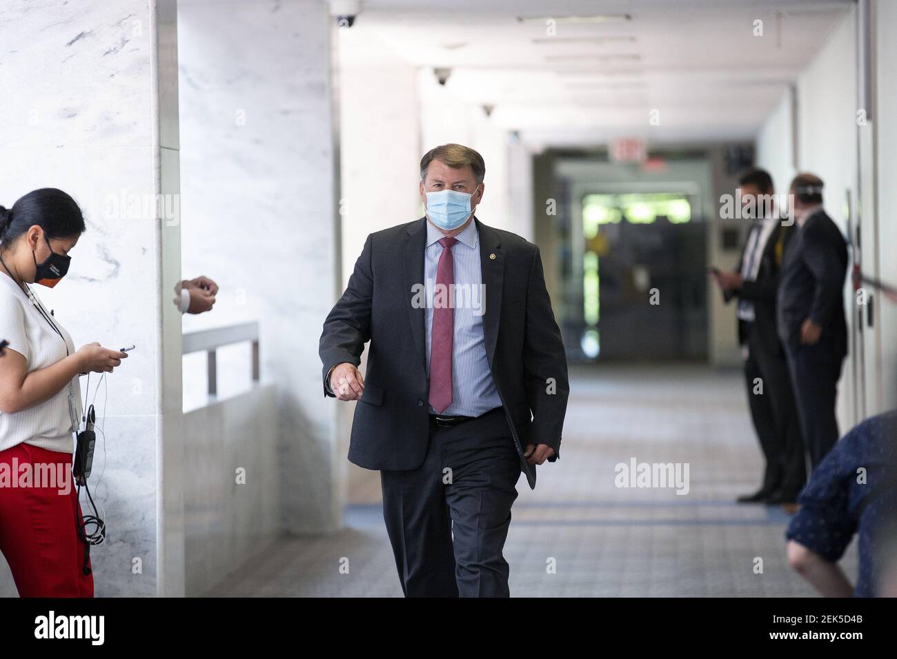 United States Senator Mike Rounds (Republican of South Dakota) arrives ...