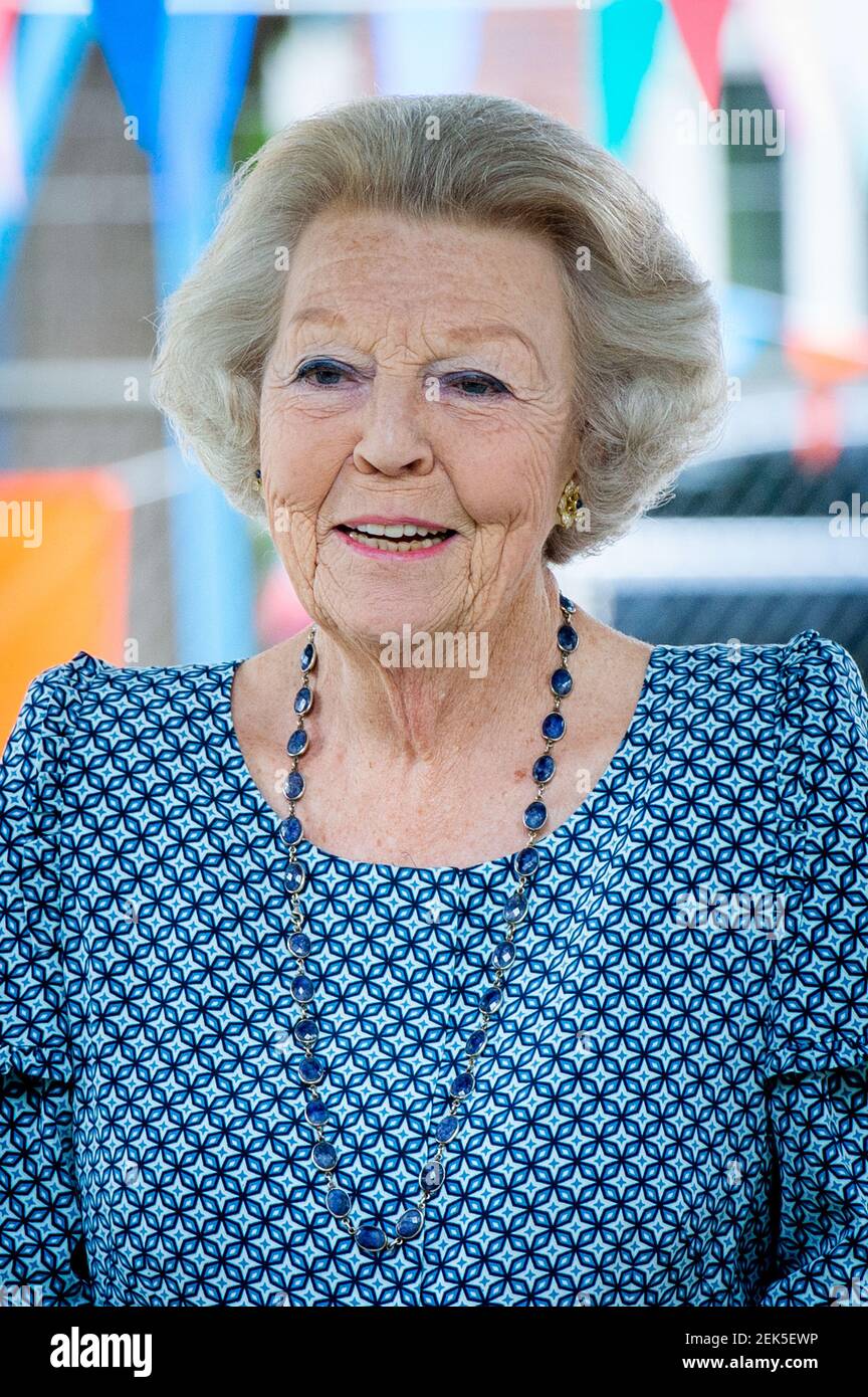 Princess Beatrix during a visit to the national Outdoor Play Day ...