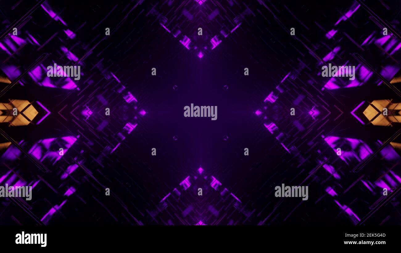 3d illustration of cross shaped corridor Stock Photo - Alamy