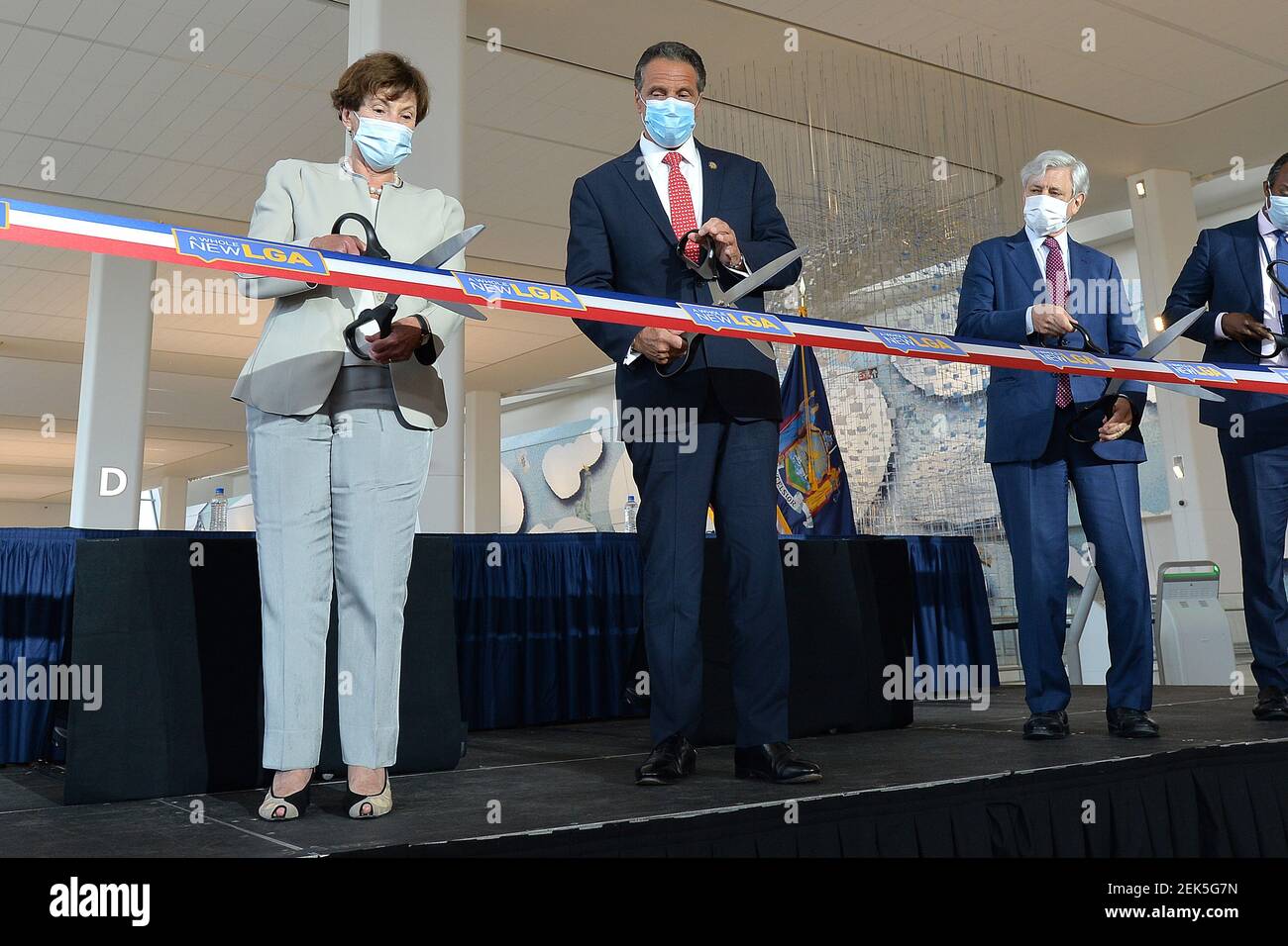 (L-R) Jane Garvey, Chairman Meridiam North America, New York Gov ...