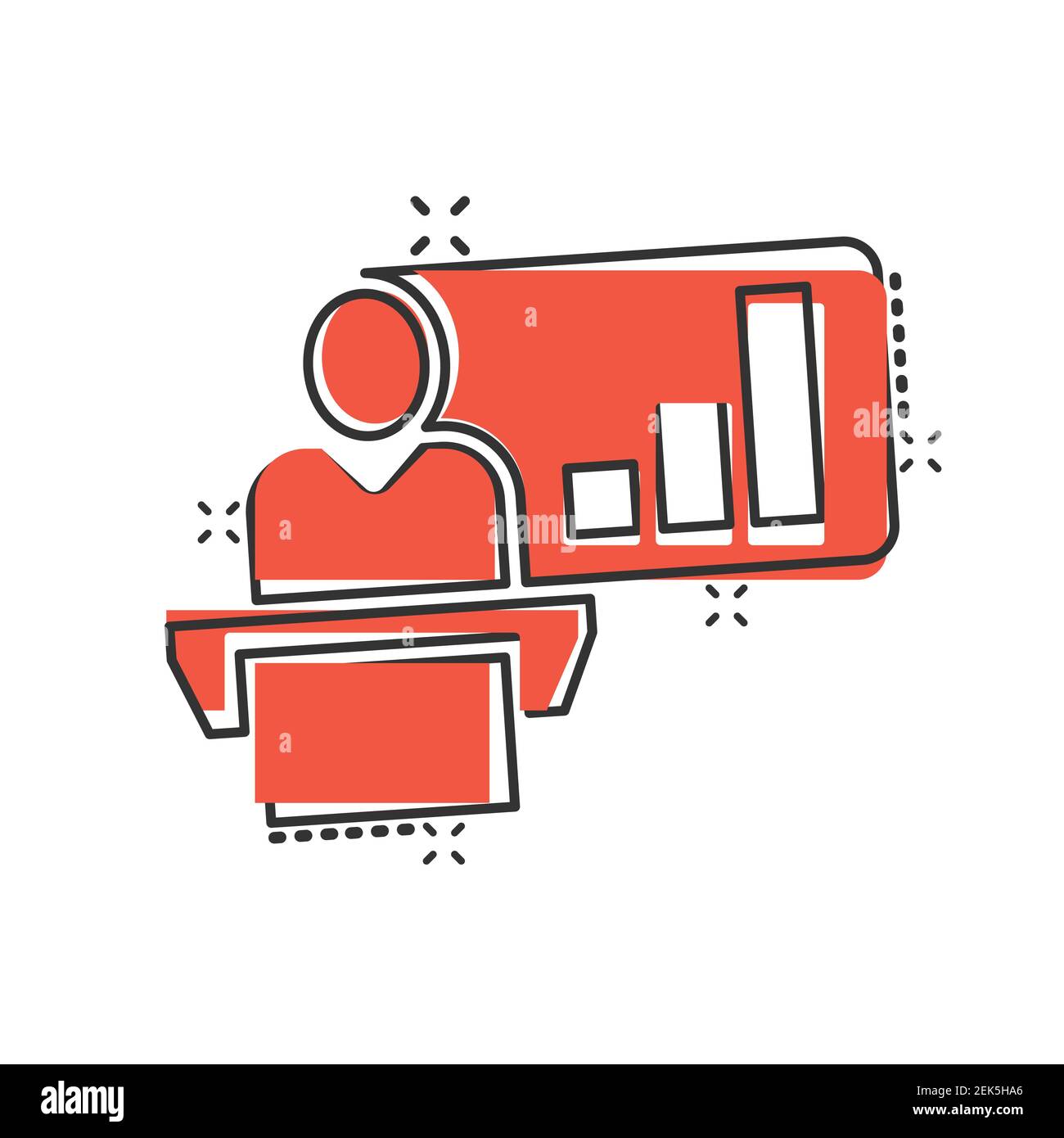 Audience public speaker cartoon hi-res stock photography and images - Alamy