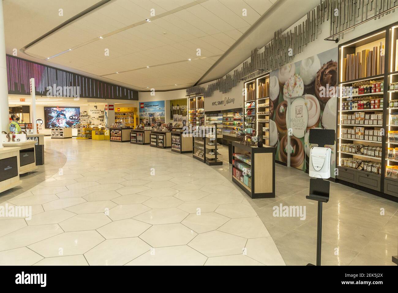 Shopping area of the brand-new state-of-the-art Terminal B arrivals and ...