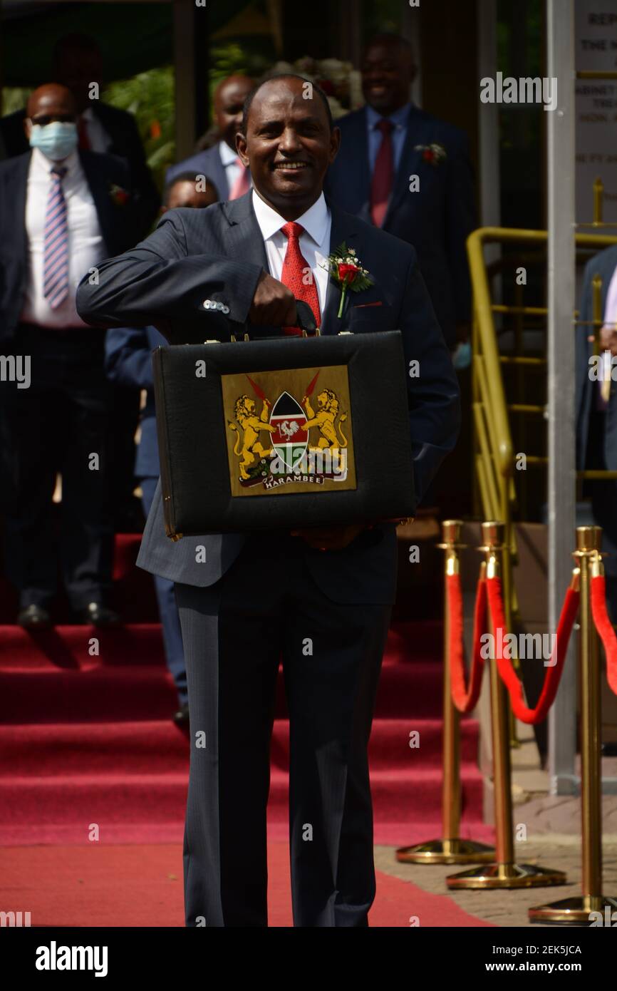 Cabinet Secretary for National Treasury in Kenya Ukur Yatani poses for ...