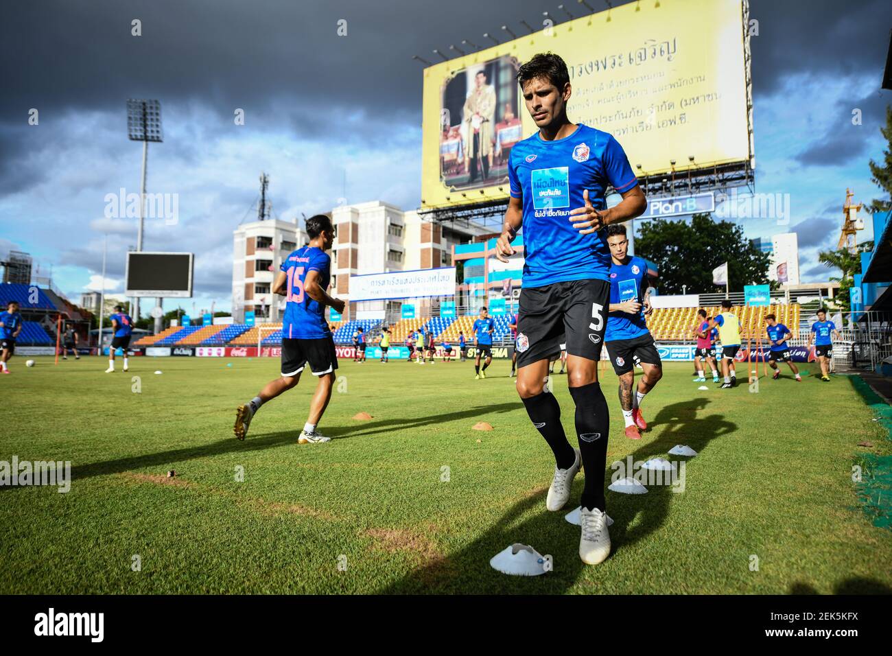 Sergio Suarez of Port Fc during the Port Fc training session at Pat ...