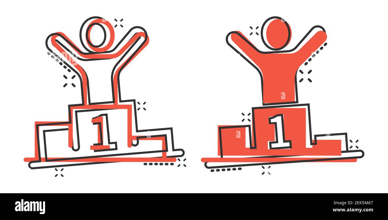 Linear win icon on Stock Vector Images - Alamy