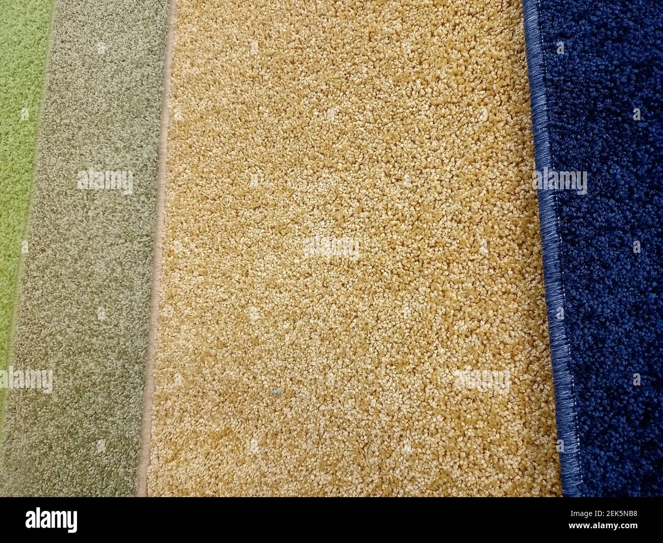 Samples of carpet. Carpets for the home Stock Photo - Alamy