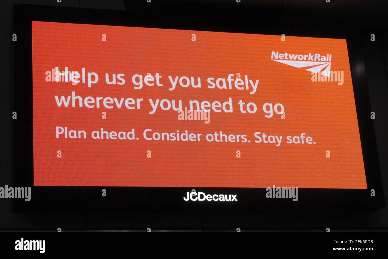 A health precaution communication to passengers. COVID-19 Health ...