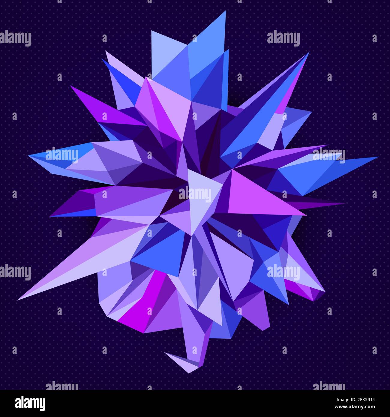 Abstract geometric asymmetric form design. Vector illustration Stock ...