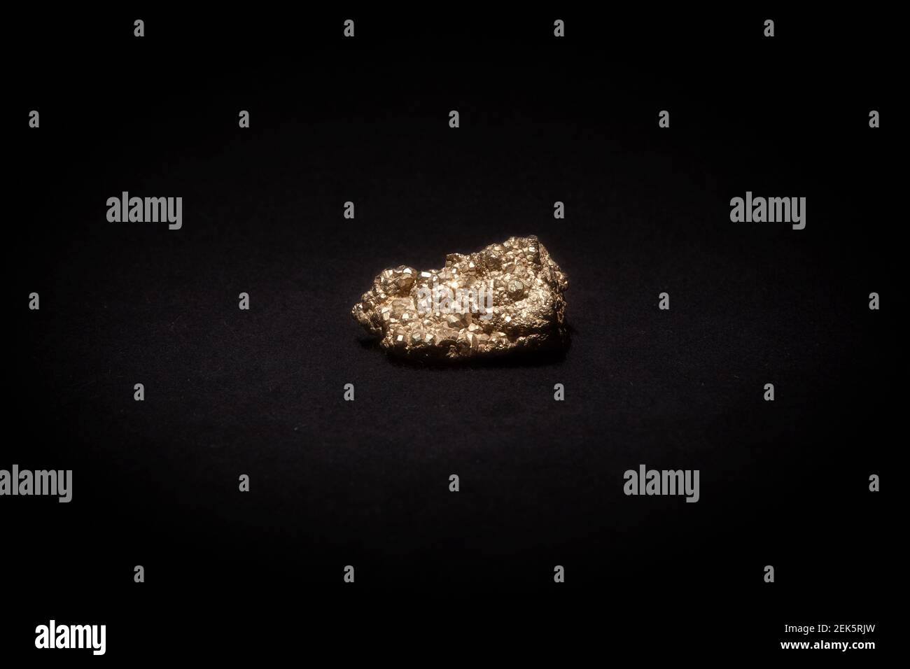 Pyrite crystal natural piece also called fool's gold Stock Photo - Alamy