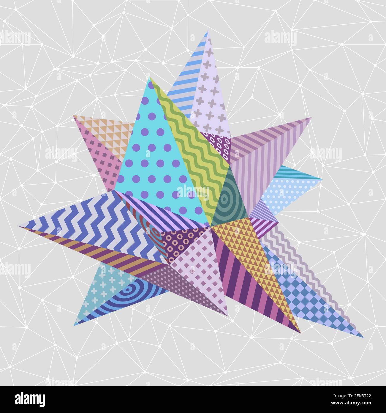 Abstract geometric modern asymmetric form design. Vector illustration ...