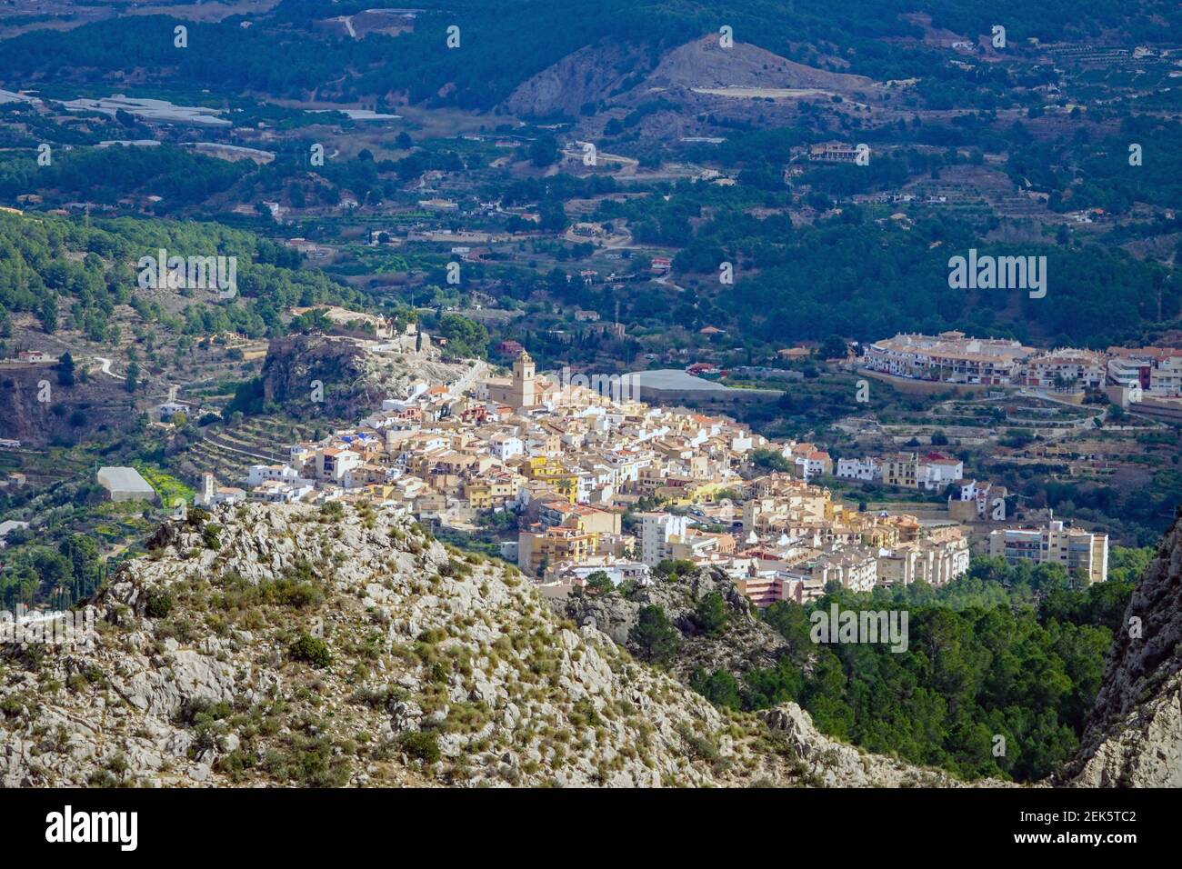 The mountain valley of Vall de Guada, Gulabdar, Canal de Gulabdar, Echo ...