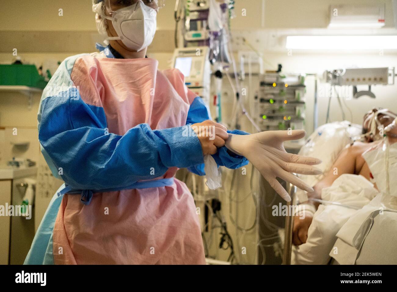 Report at the intensive care unit of the Liege hospital with patients ...