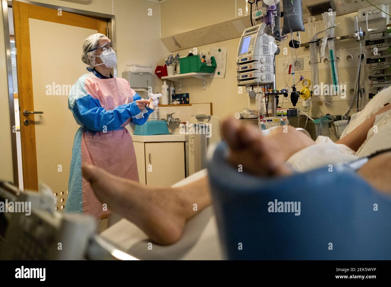 Report at the intensive care unit of the Liege hospital with patients ...