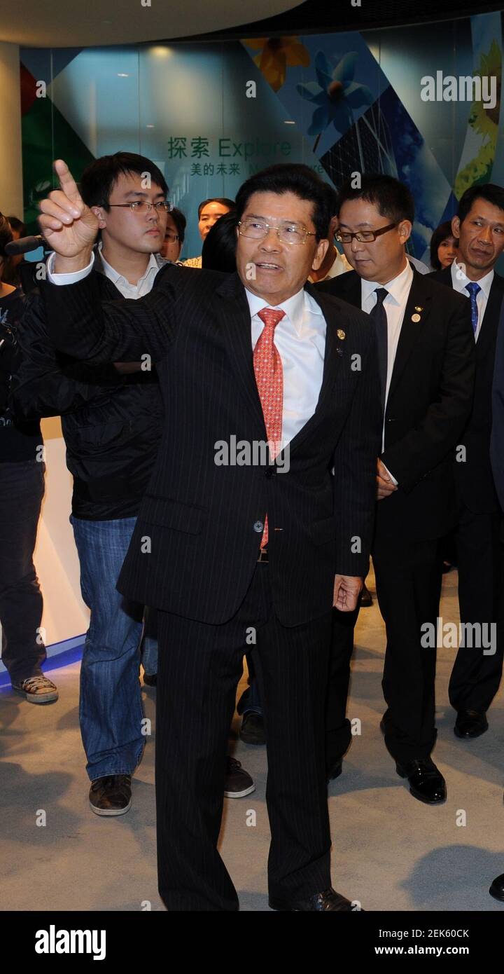 --File-- He Xiangjian, Chairman and CEO of Midea Group. (Photo by ...