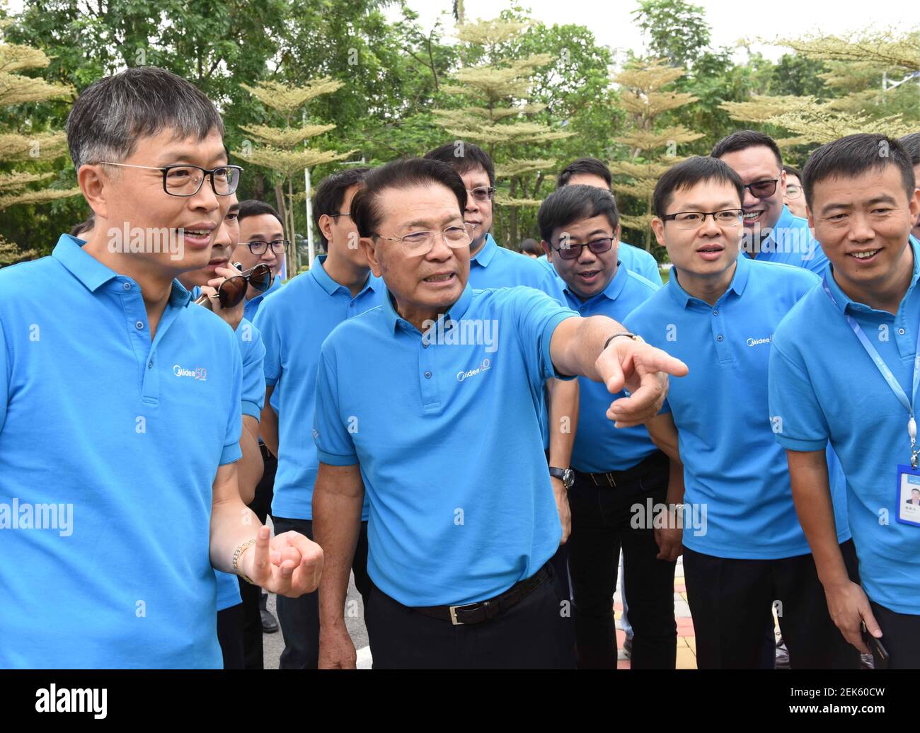 --File-- He Xiangjian, Chairman and CEO of Midea Group. (Photo by ...