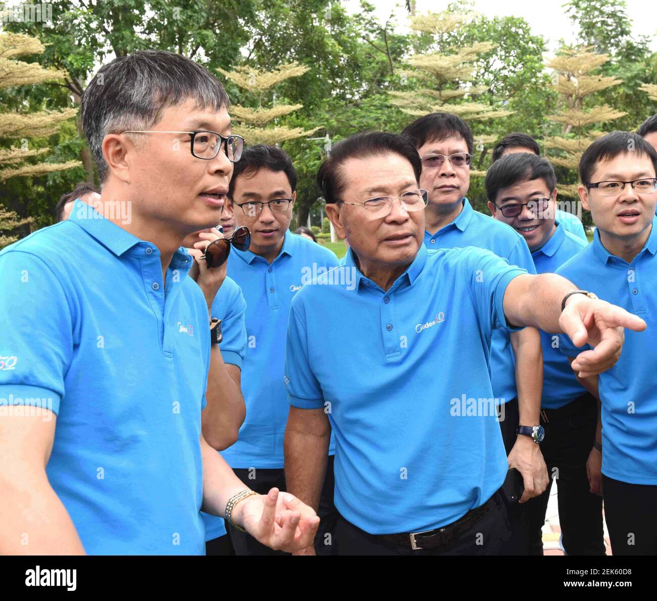 --File-- He Xiangjian, Chairman and CEO of Midea Group. (Photo by ...